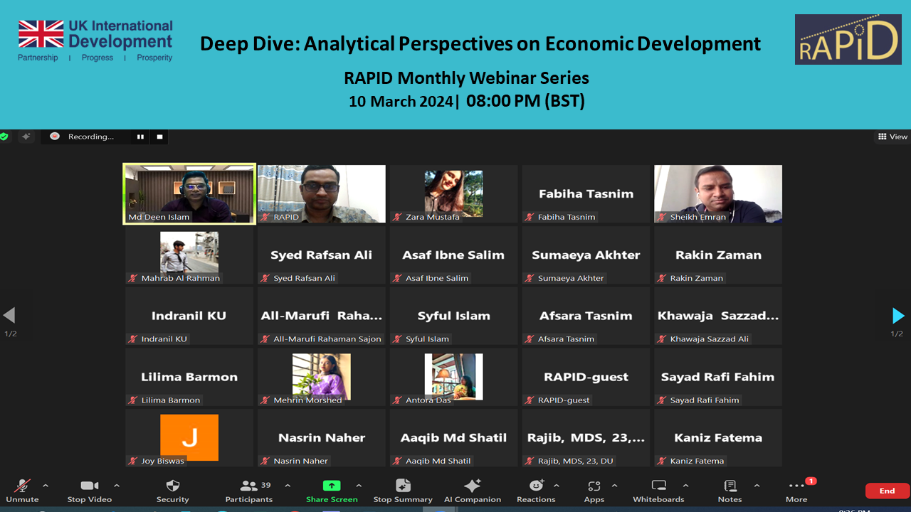 RAPID Monthly Webinar Series_2 - RAPID Bangladesh