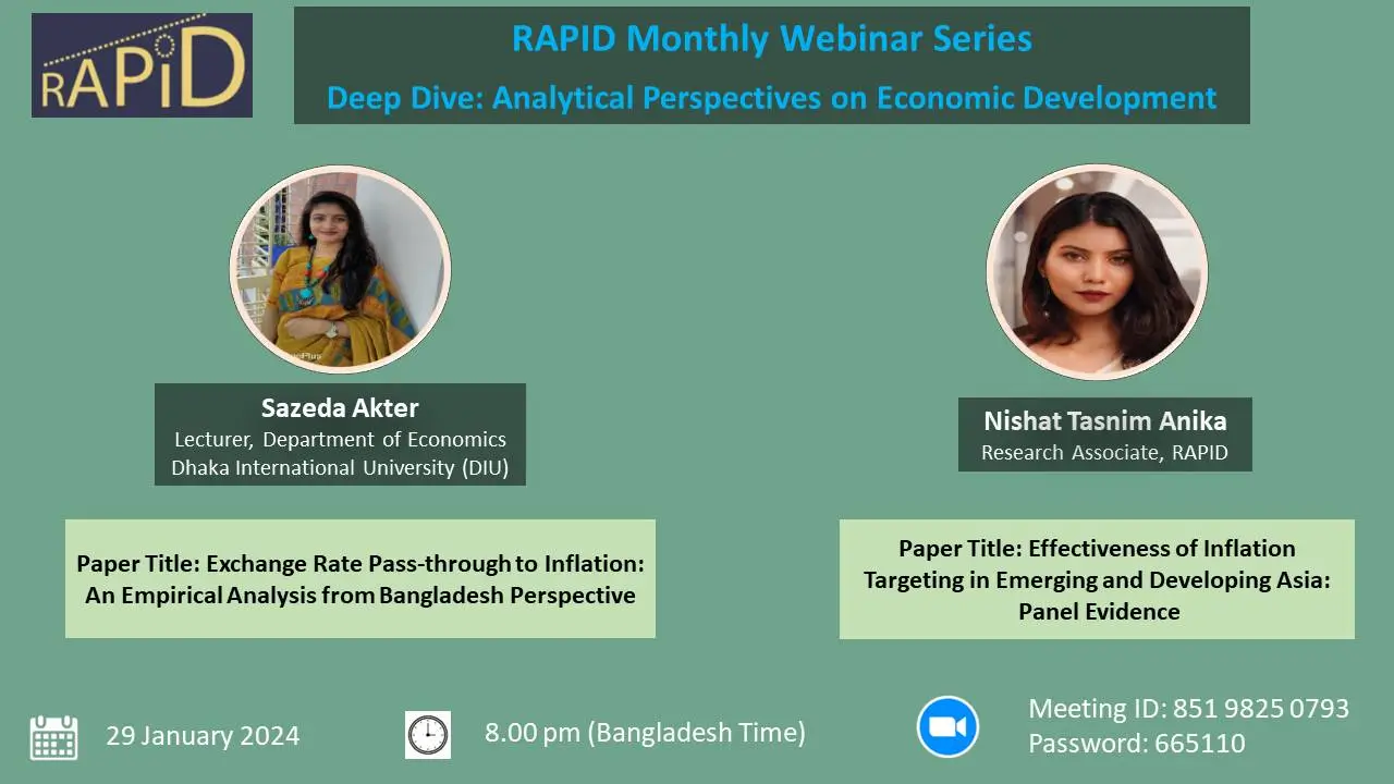 RAPID Monthly Webinar Series - RAPID Bangladesh
