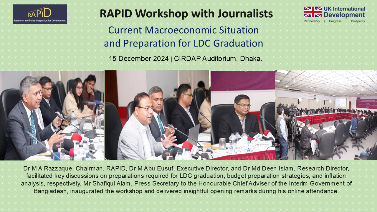 Research and Policy Integration for Development - RAPID - RAPID Bangladesh